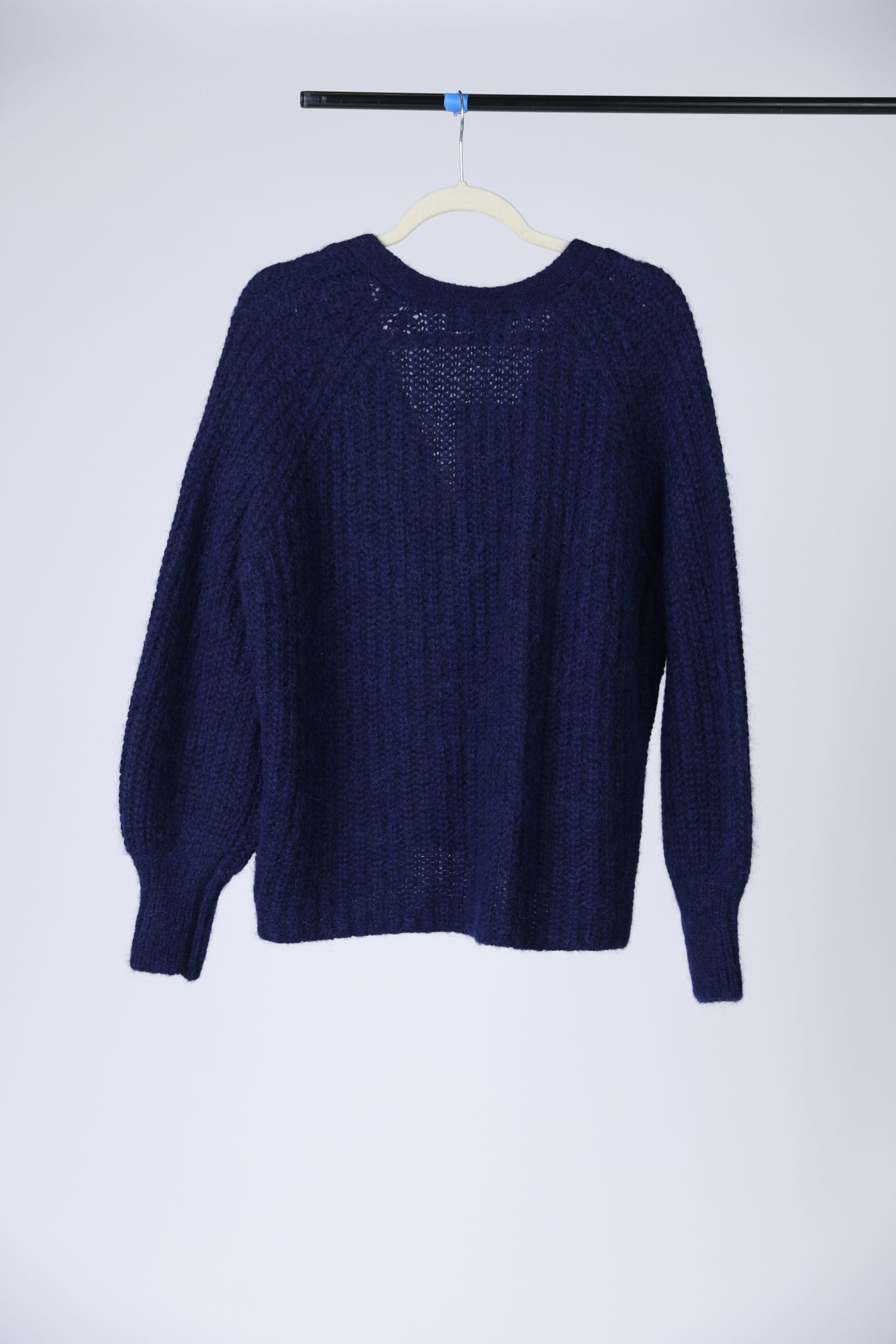 Sezane Blue Women’s Button Down Sweater - Ruggable