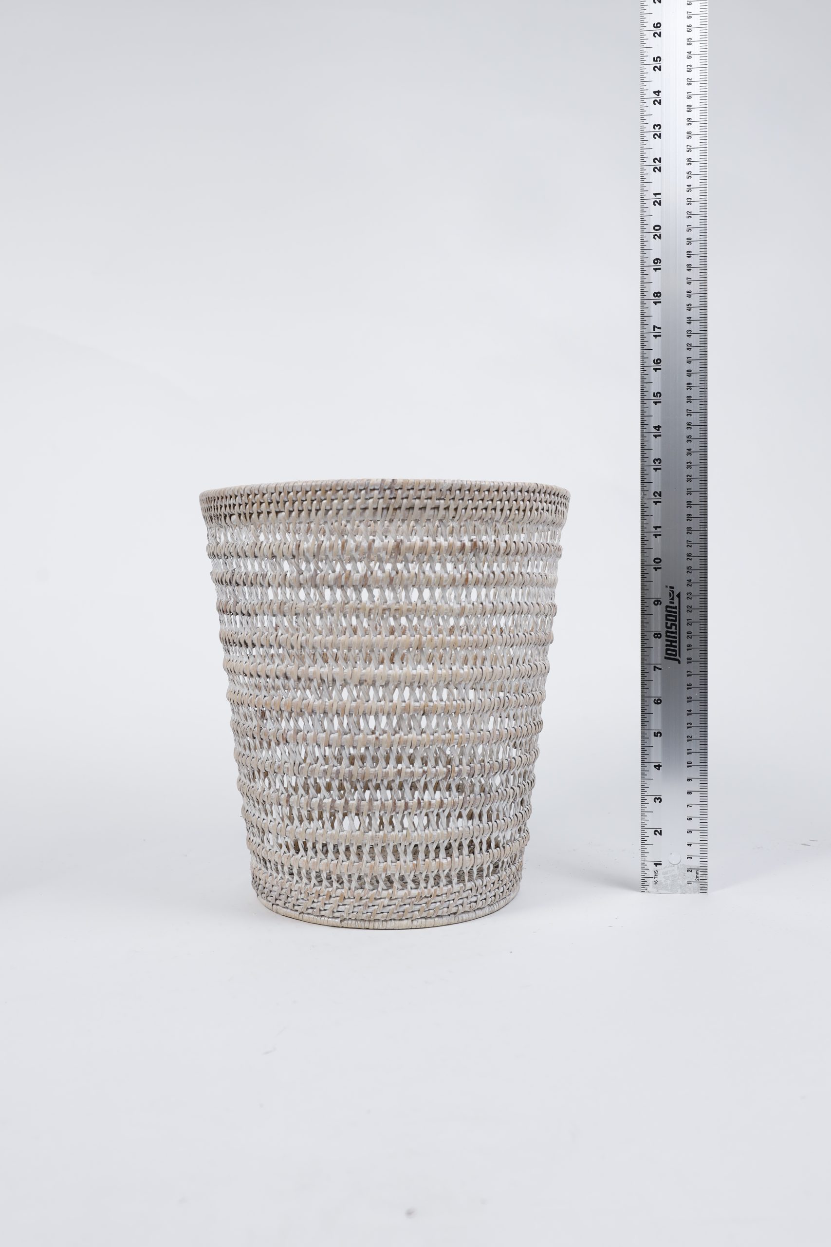 Rustic White Woven Basket - Ruggable