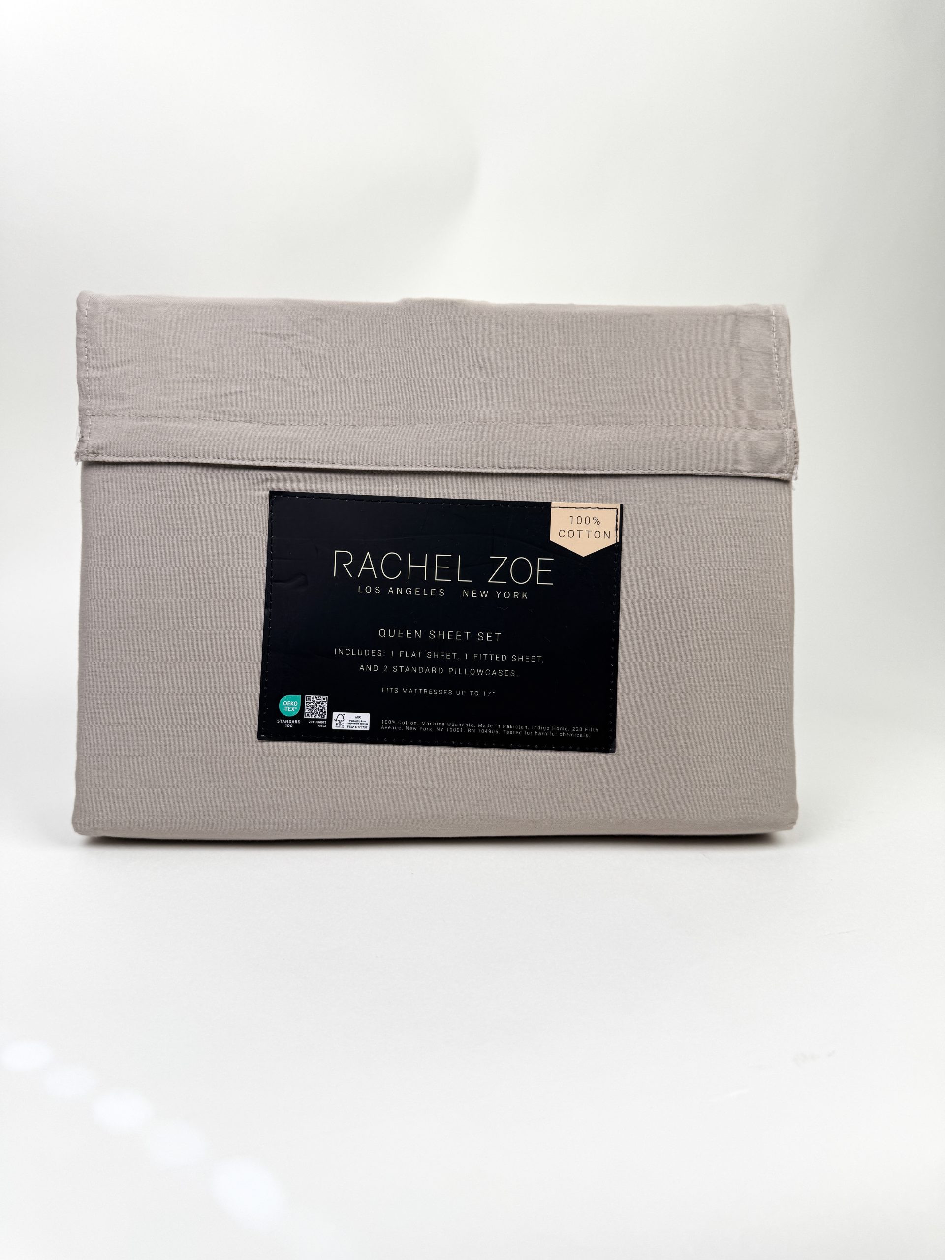 Gray Queen Sheets + 2 Pillow Covers - Ruggable